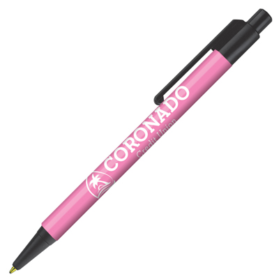 Retractable Promo Pens Plus Choice of Color Trim Custom Printed in Full ...