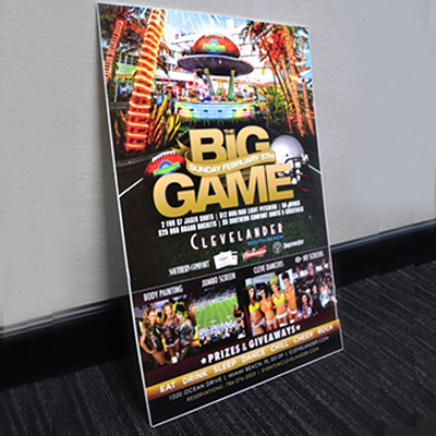 PVC Boards Printed in Full Color on 3m Adhesive Vinyl Applied to 3mm ...