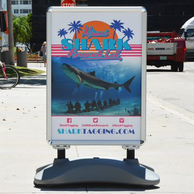 Sidewalk Signs Include a Self Standing Heavy Duty Base with Two 33x23.5 ...